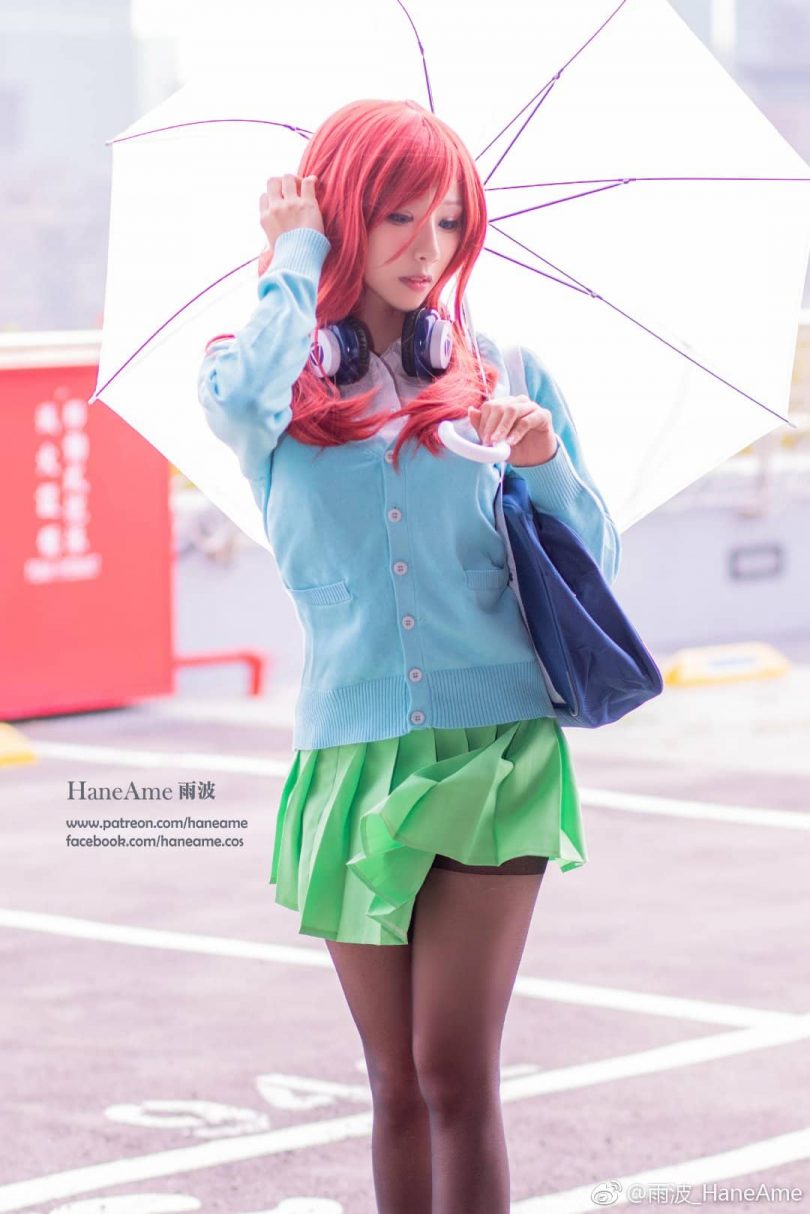HaneAme雨波cos中野三玖 | HaneAme雨波_Go-Toubun no Hanayome cos [15P] – 萌萌秀